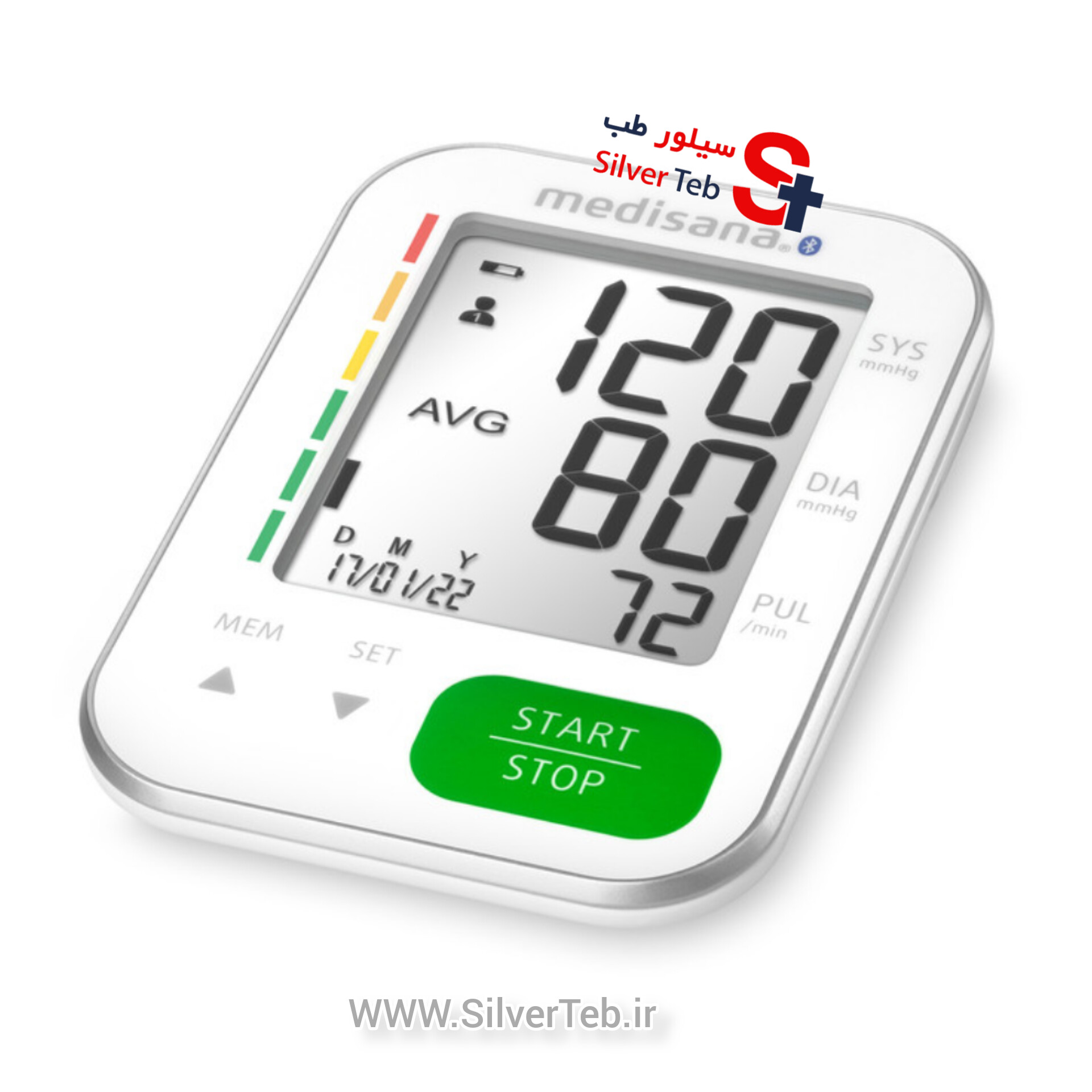 فشار سنج دیجیتال مدیسانا (Medisana) مدل BU 570 با 10 سال گارانتی - سیلور طب SilverTeb